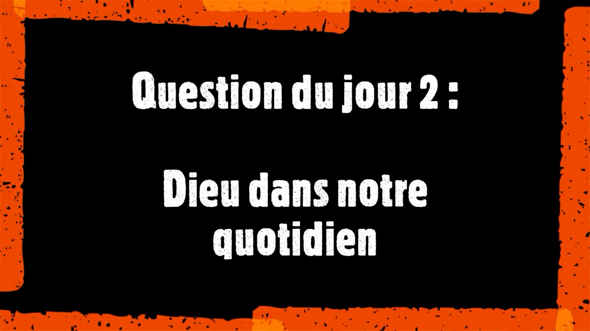 Question du jour (2) : Dieu dans notre quotidien avec le père Etienne ...
